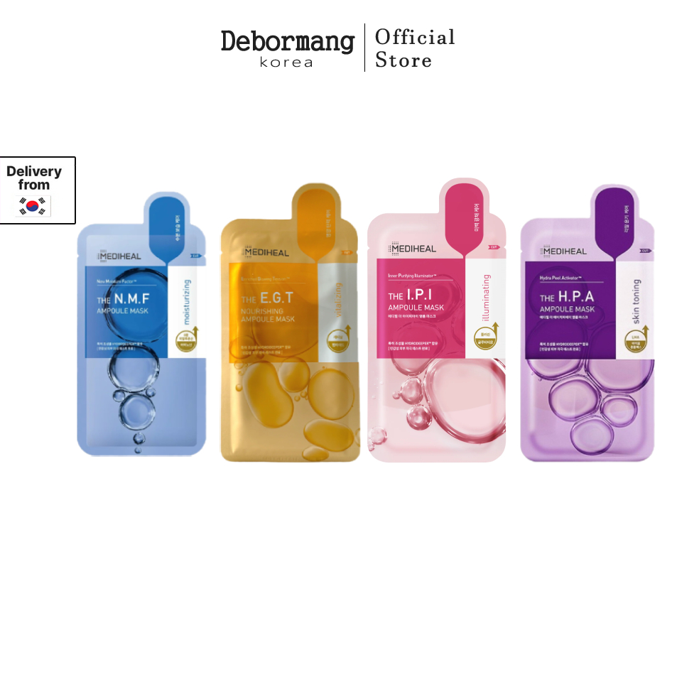 Buy 5 Give 1 Mediheal The Ampoule Mask Sheets 27ml NMF, IPI, HPA, EGT / Korea Face Mas Pack ...