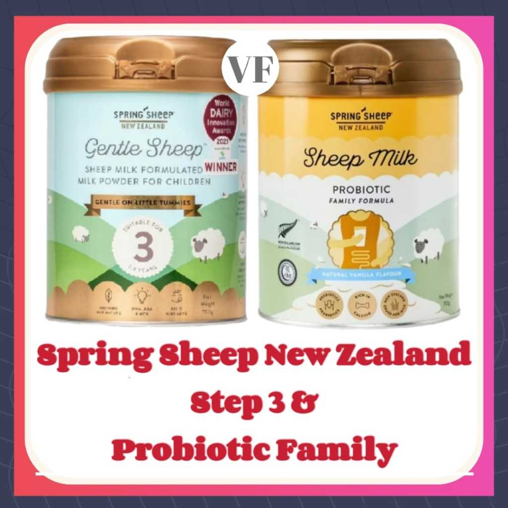 SPRING SHEEP NEW ZEALAND Gentle Sheep Milk Formulated Powder Step 1 ...