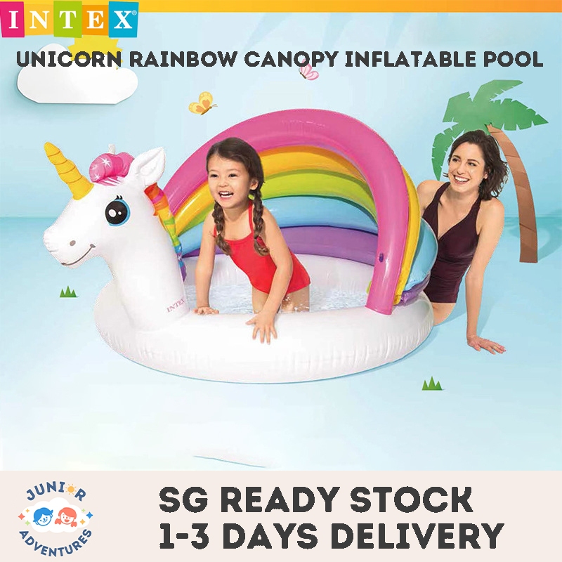 Infant Floating Bed Floating Raft Inflatable Swimming Pool Ocean Ball ...