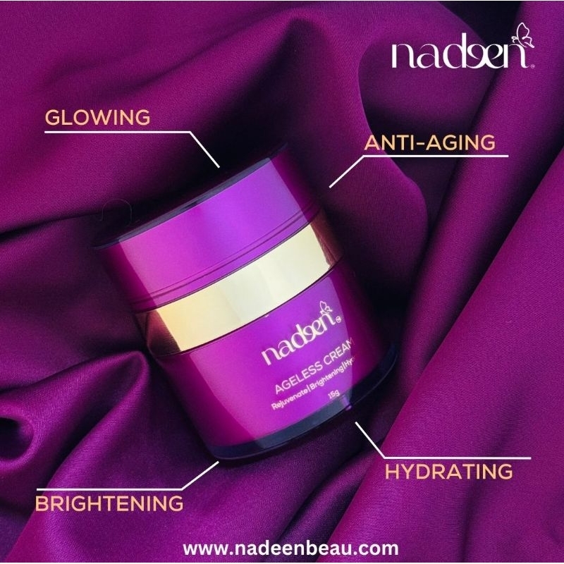 NEW! NADEEN AGELESS CREAM 15G (NAC) | AFC AGELESS FOAM CLEANSER (100mL ...
