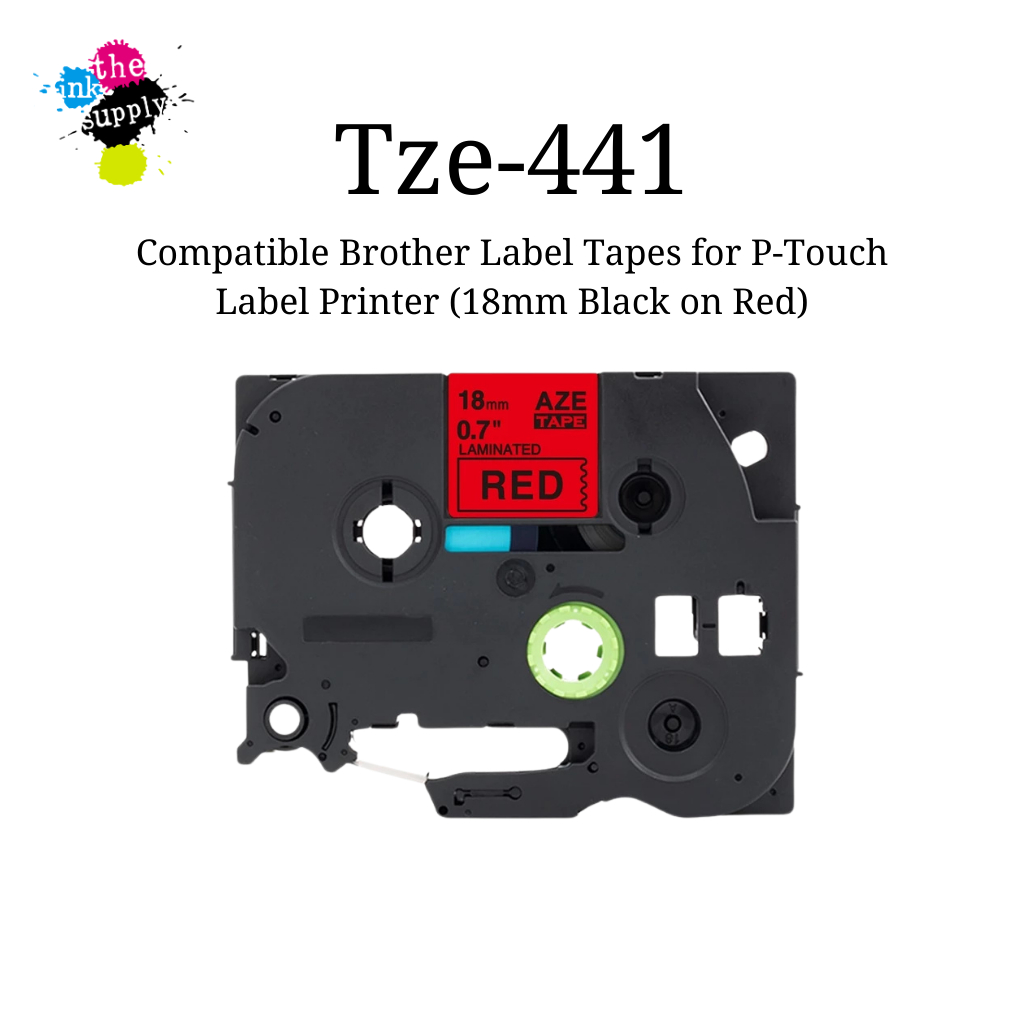 Tze-441 Compatible Brother Label Tapes for P-Touch Label Printer (18mm ...