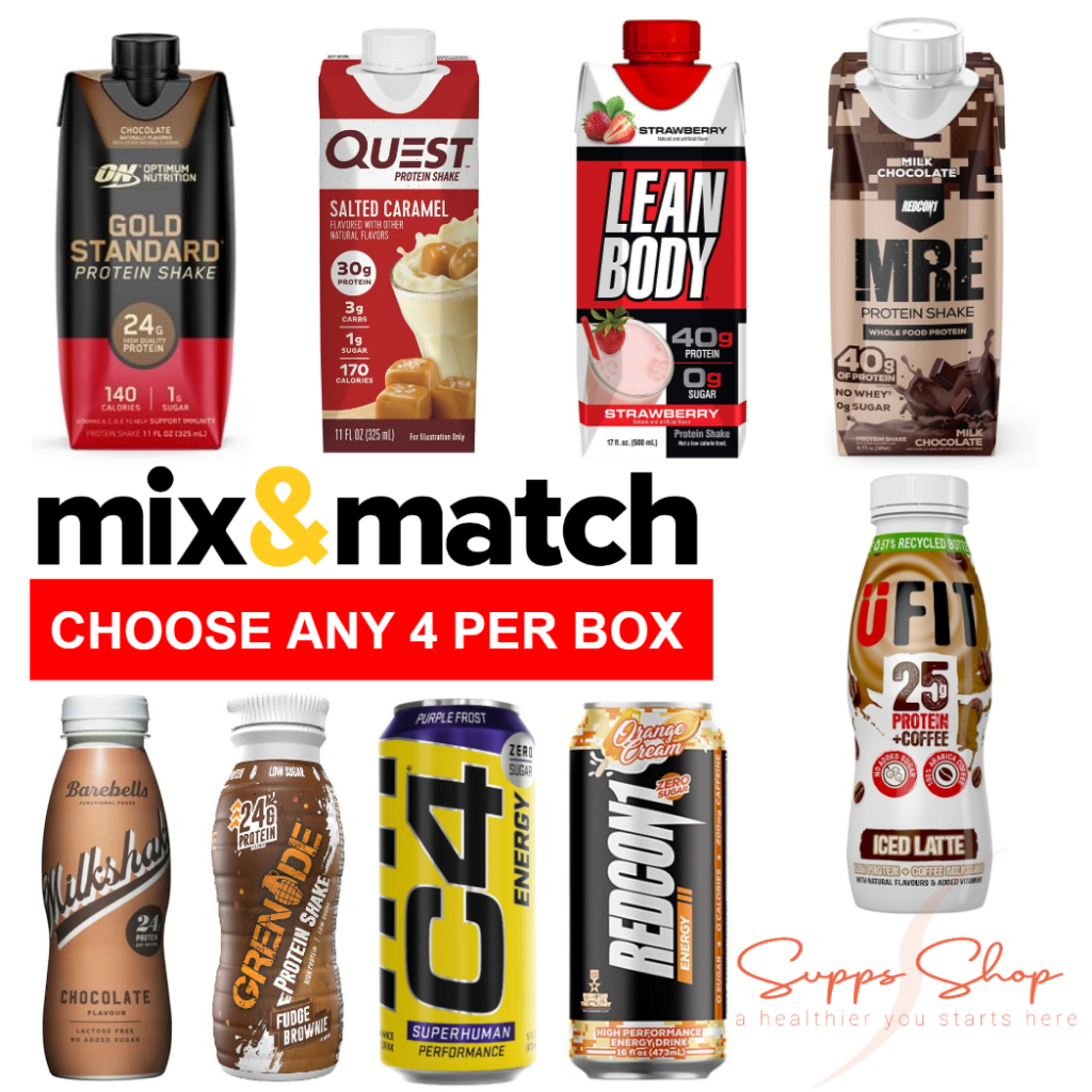 (MIX & MATCH) ON Optimum Nutrition Gold Standard Whey Protein Shake RTD ...