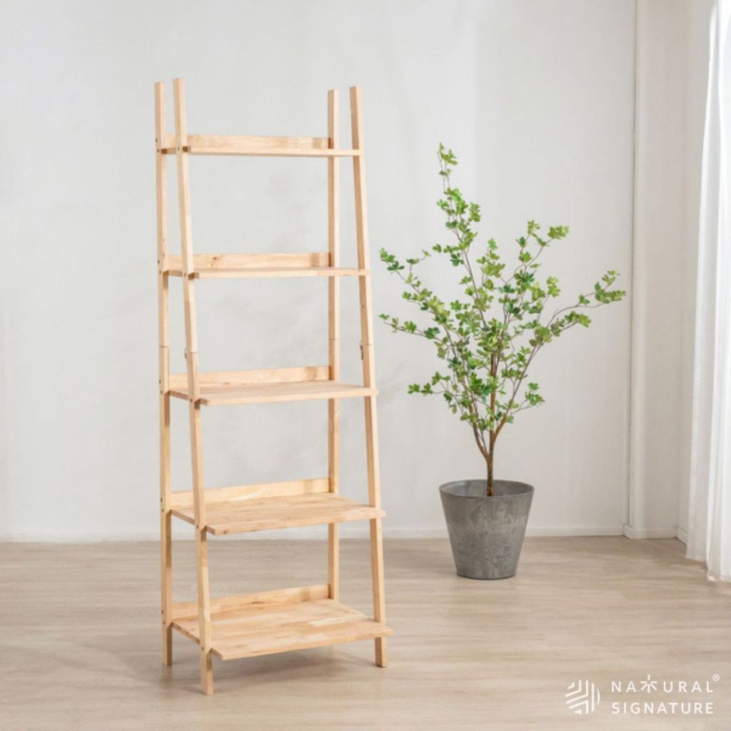 Natural Signature 4838 Lagos Ladder Shelf/Solid wooden ladder shelf ...