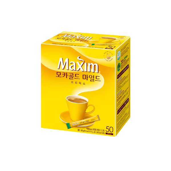 Maxim Mocha Gold Mild Coffee Mix, 50T, Korean Coffee, Sweet Coffee ...