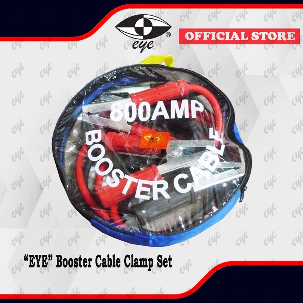 [100%] "Eye“ Booster Cable Clamp Set 800AMP / Car Booster Cable JUMP ...