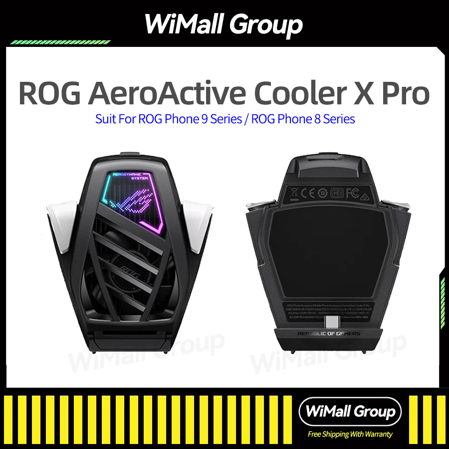 ASUS ROG AeroActive Cooler X Pro for ROG Phone 9 Series / ROG Phone 8 ...