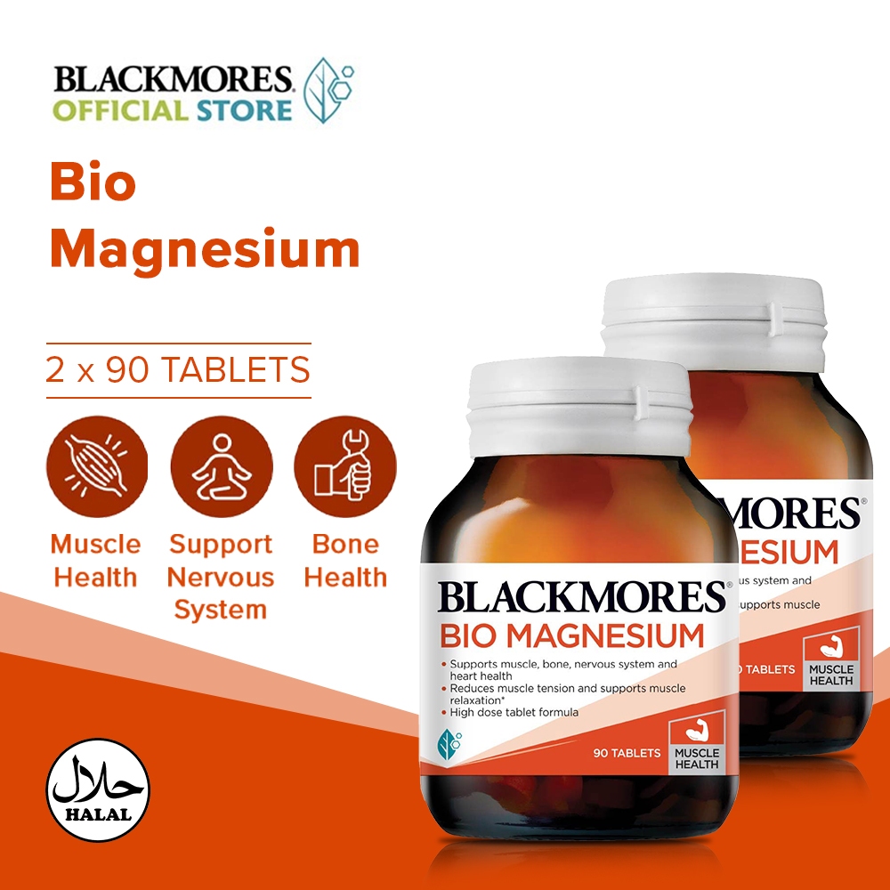 [Bundle of 2] Blackmores Bio Magnesium (90s) | Shopee Singapore