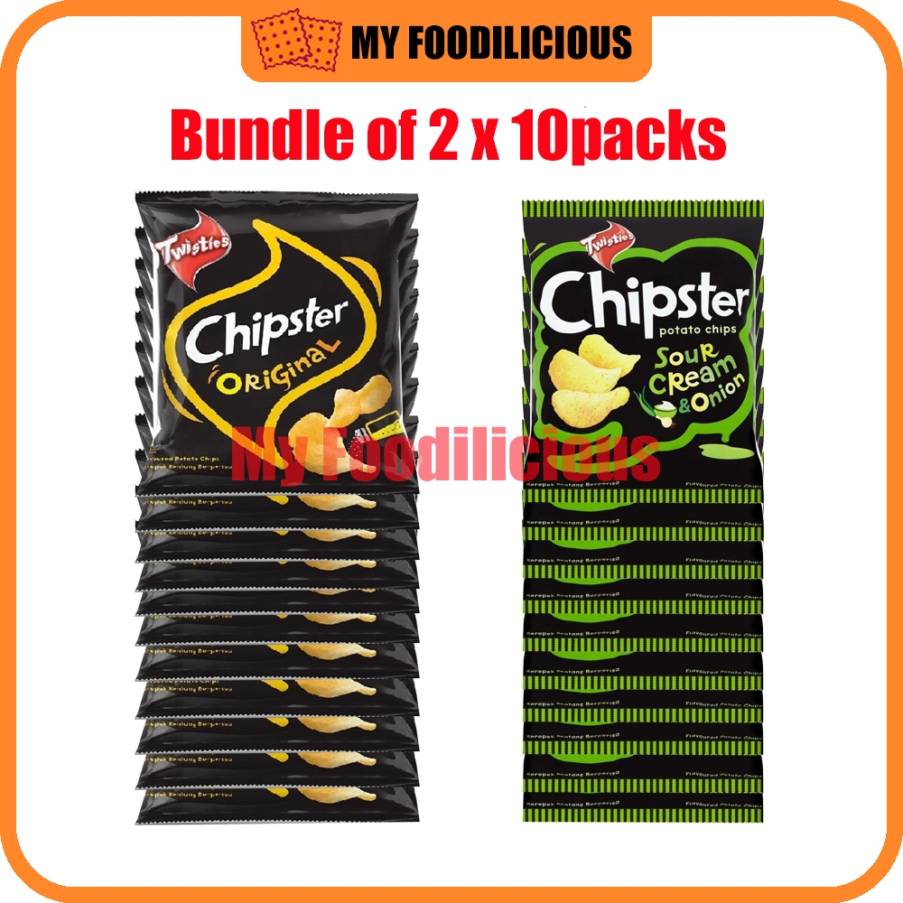 Twisties Chipster Potato Chips (Hot & Spicy / Flaming BBQ / Original ...