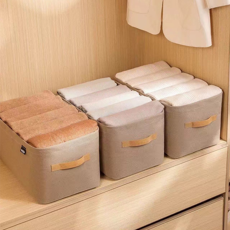 Non Woven Foldable Wardrobe Organizer Storage box | Shopee Singapore