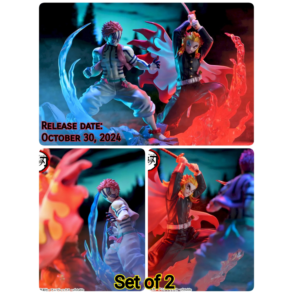 Demon Slayer: Kimetsu no Yaiba XrossLink Figures Rengoku Kyojuro and ...