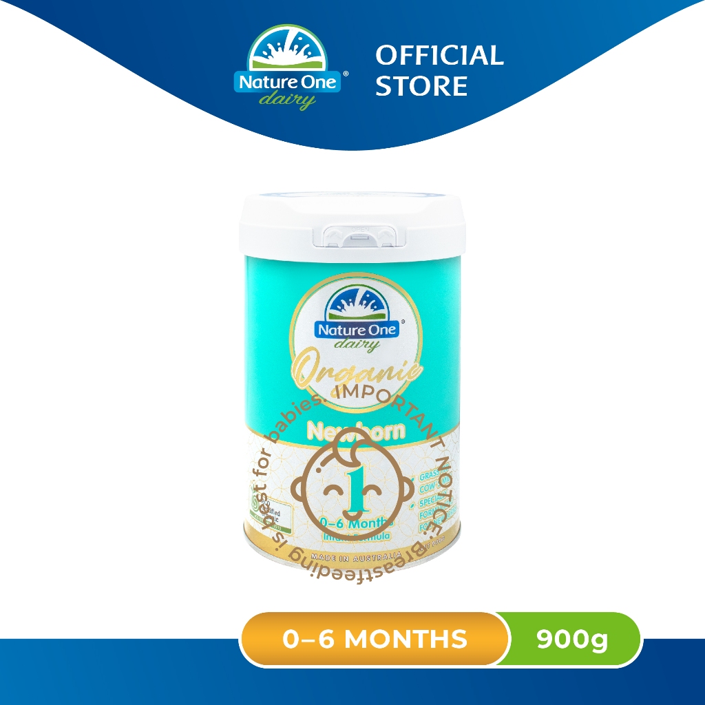 Nature One Dairy Organic Infant Newborn Formula Step 1 900g | Shopee ...