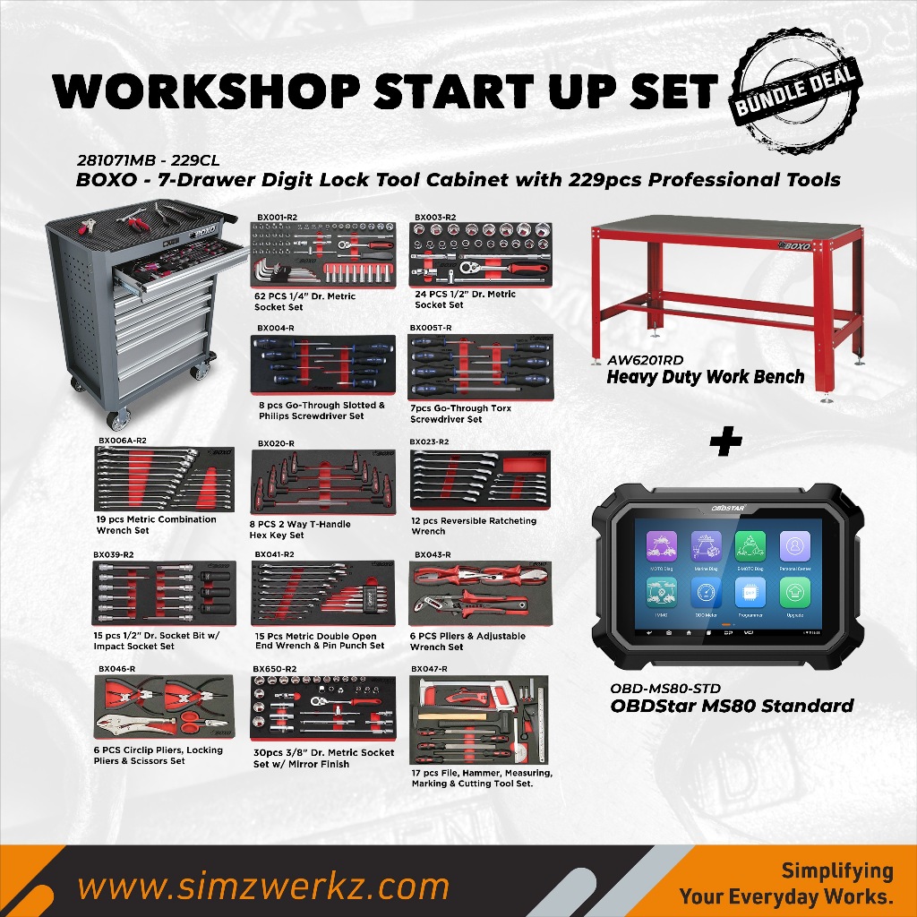 SIMZ WERKZ | Workshop Start Up Bundle | Shopee Singapore