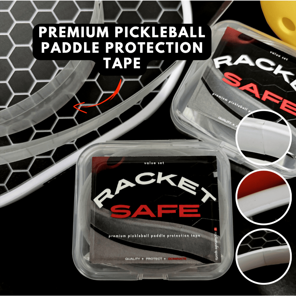 RACKETSAFE Premium Pickleball Paddle Protection Tape -pickleball paddle ...