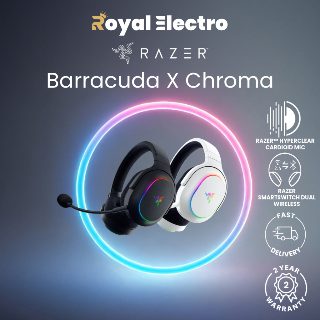 Razer Barracuda X Chroma Wireless Multi-Platform Gaming and Mobile ...