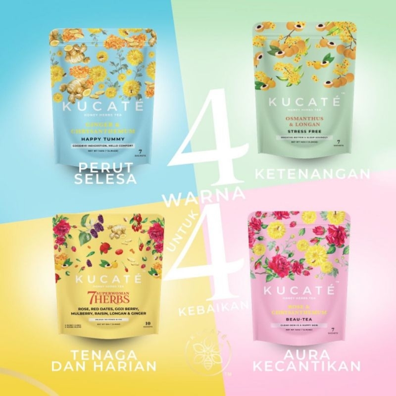 [NEW] KUCATE HERBAL TEA (INSTOCK) | Shopee Singapore