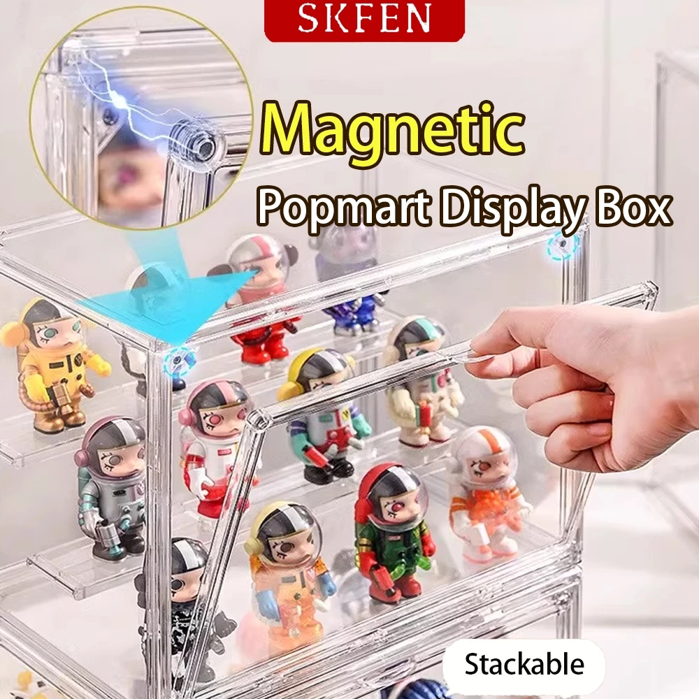 【SG】SKFEN Popmart Display Box Figurine Acrylic Display Case Molly ...