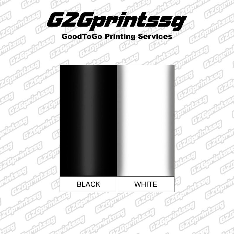 Vinyl Sticker (Matte/Gloss White/Black) | Shopee Singapore