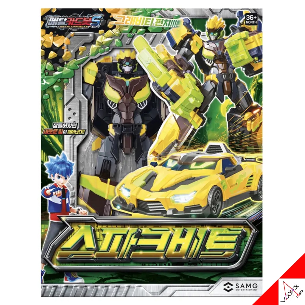 Metal Cardbot S Season2 SPARKBIT Transformer Robot Sports Car Figure ...