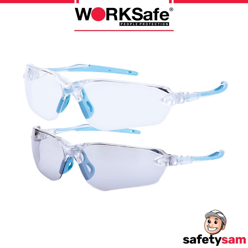 WORKSafe Sabre E3049000 Safety Eyewear, Ultra Clear Lens, Adjustable ...