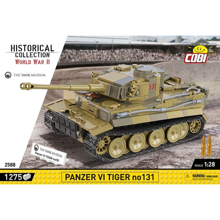 COBI 2588 GERMAN TIGER 1 TANK 131 BRICKS (LEGO COMPATIBLE) | Shopee ...