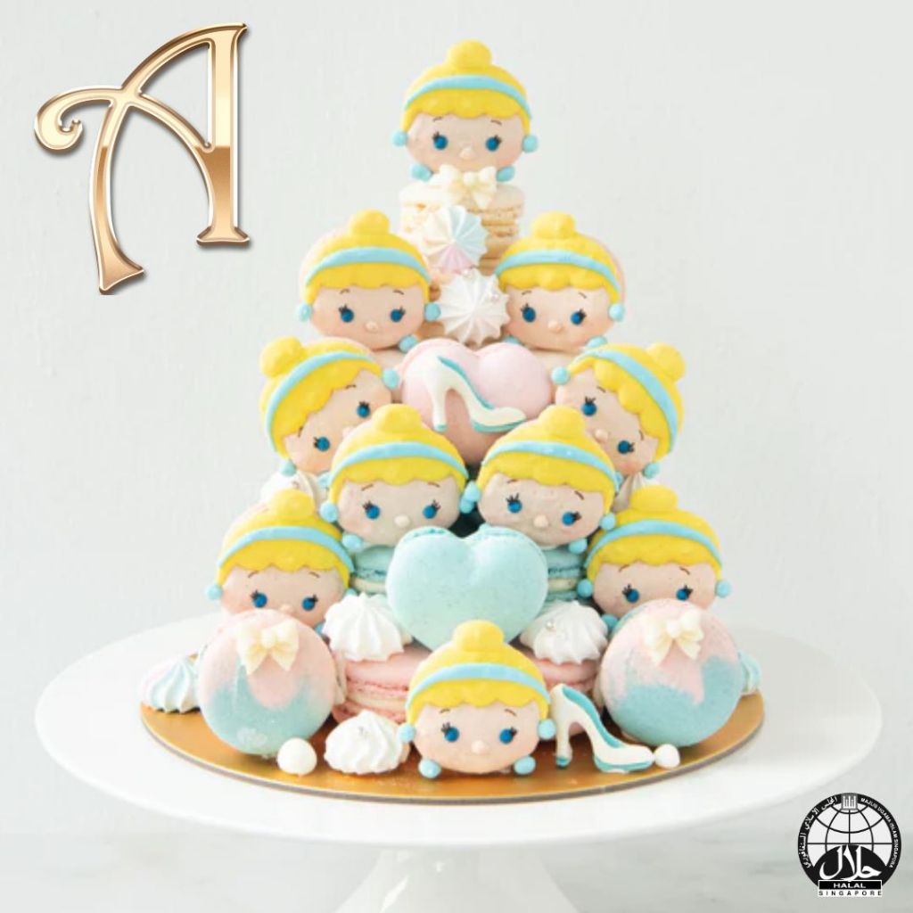 Disney Tsum Tsum Princess Cinderella Macaron Tower | Shopee Singapore