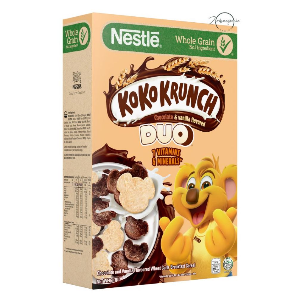 NESTLE Koko Krunch Duo Breakfast Cereals Chocolate & Vanilla Flavoured ...