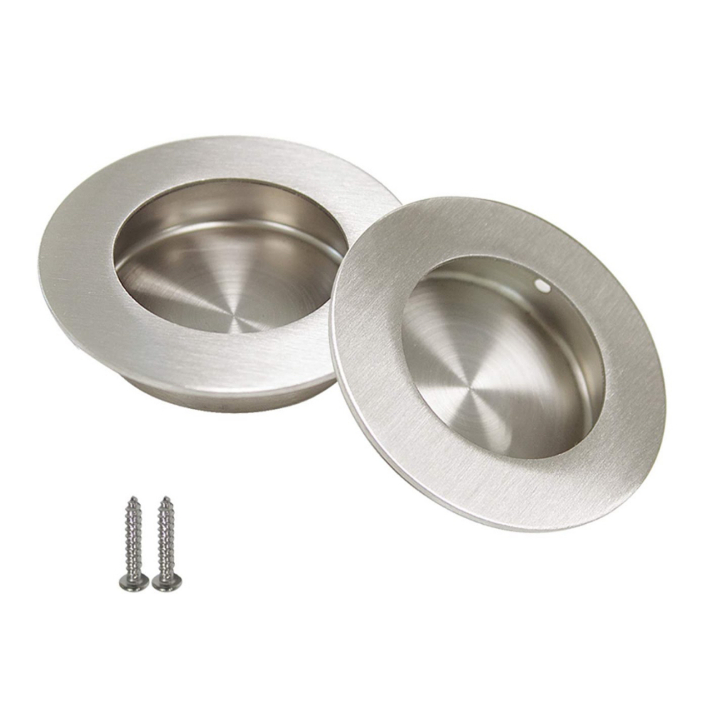 Stainless Steel Round Recess Embedded Door Handle/ Flush Pull Handle ...