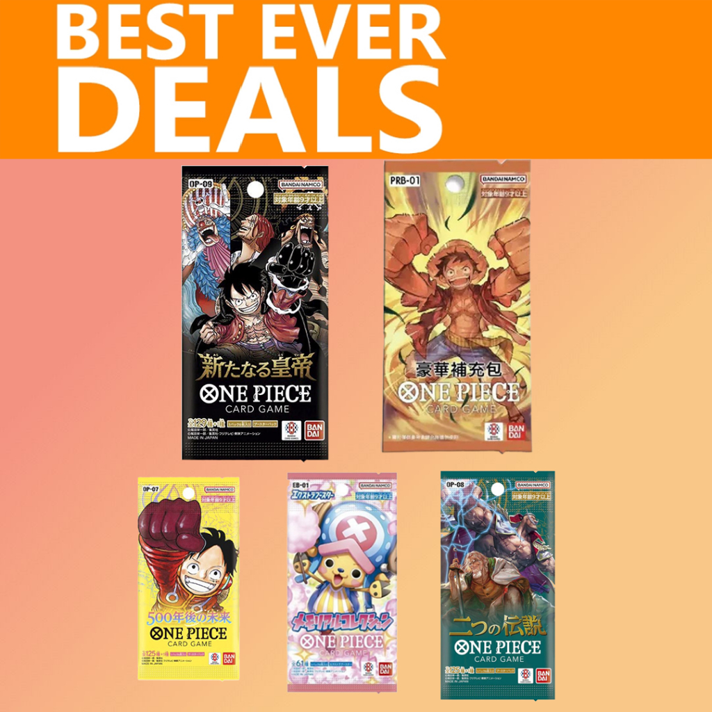 (Double Hit)TCG One Piece OP09/OP08/OP07/PRB01/EB01 Booster Packs ...