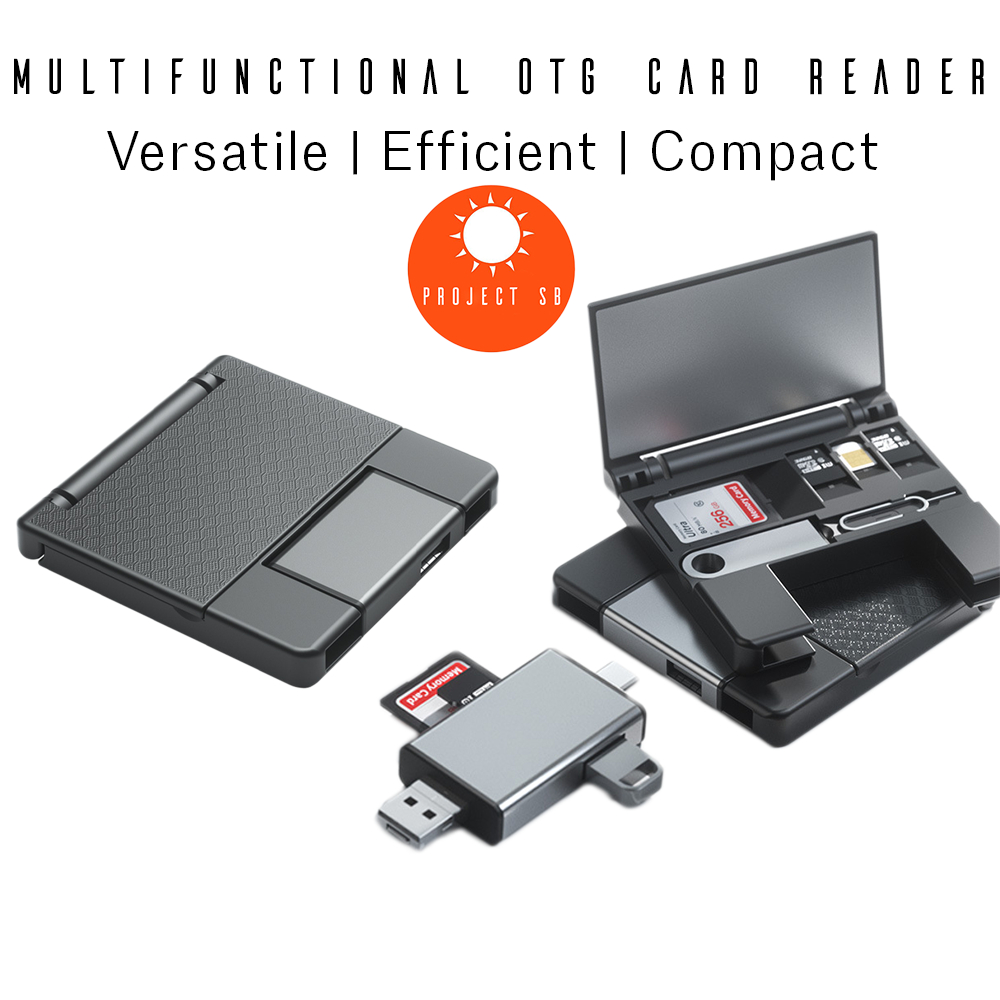 7 in 1 OTG Card Reader Mobile Computer Tablet Travel Portabable SD Card ...