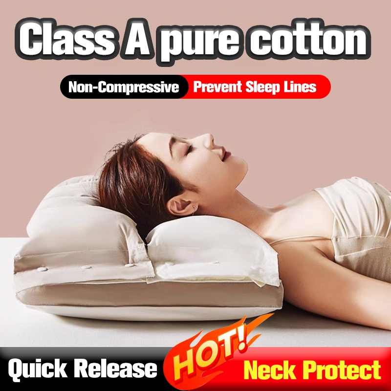 【SG】Orthopedic Cervical Pillow Neck Support Pain Pillow Ergonomic ...