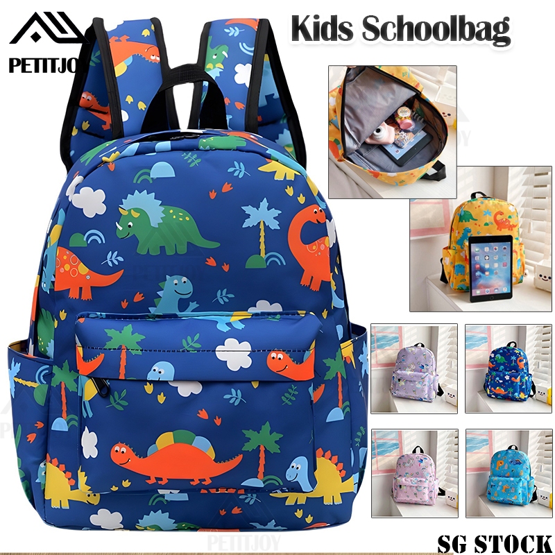 【SG】Backpack Kids Cartoon Korean Type Cute Kids School Bag Dinosaur ...