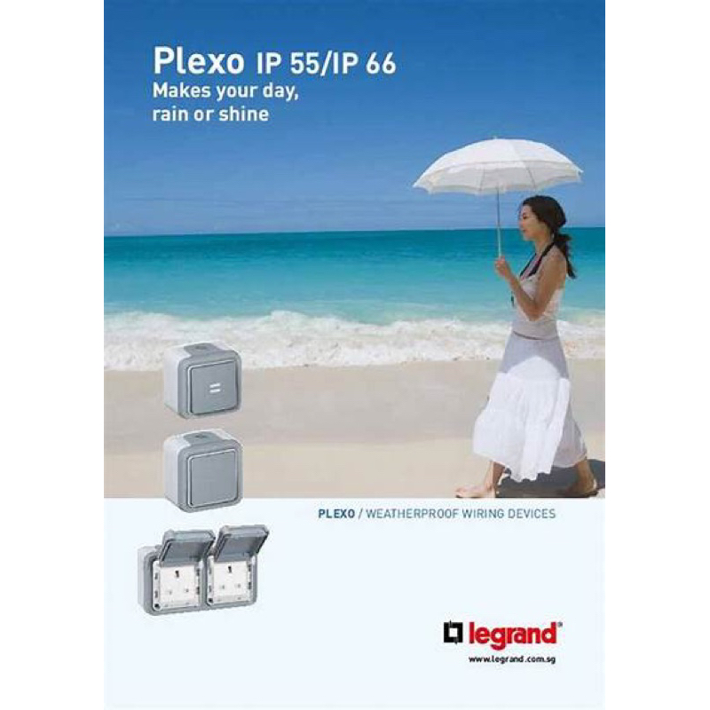 Legrand Plexo 55s Weatherproof Switch - IP 55 | Shopee Singapore