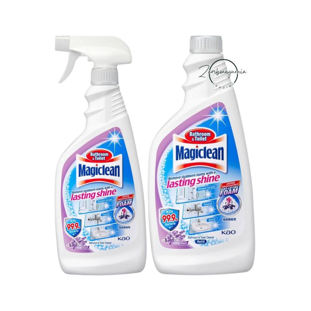 MAGICLEAN Bathroom & Toilet Cleaner Lavender Scent with Dirt-Lifting ...