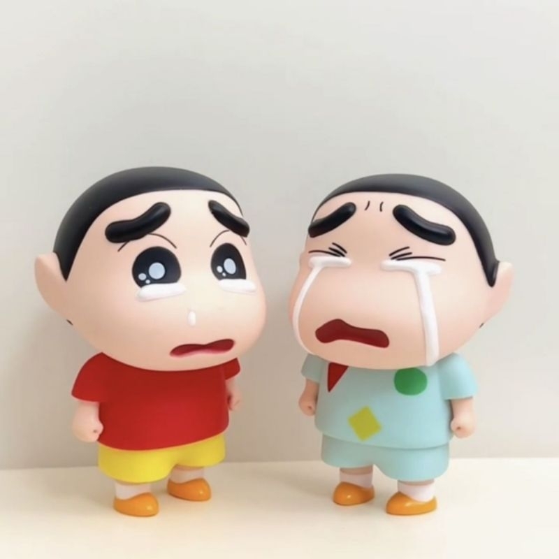 Crybaby Crayon Little Newbie Figure Crying Shin-chan 蜡笔小新 Little White ...