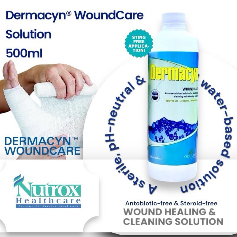 Dermacyn® WoundCare Solution 500ml | Shopee Singapore