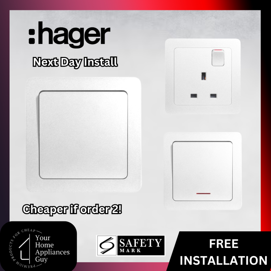 🎉FREE INSTALLATION🎉 Hager Switches | Heater Switch | Light Switch | 3 ...