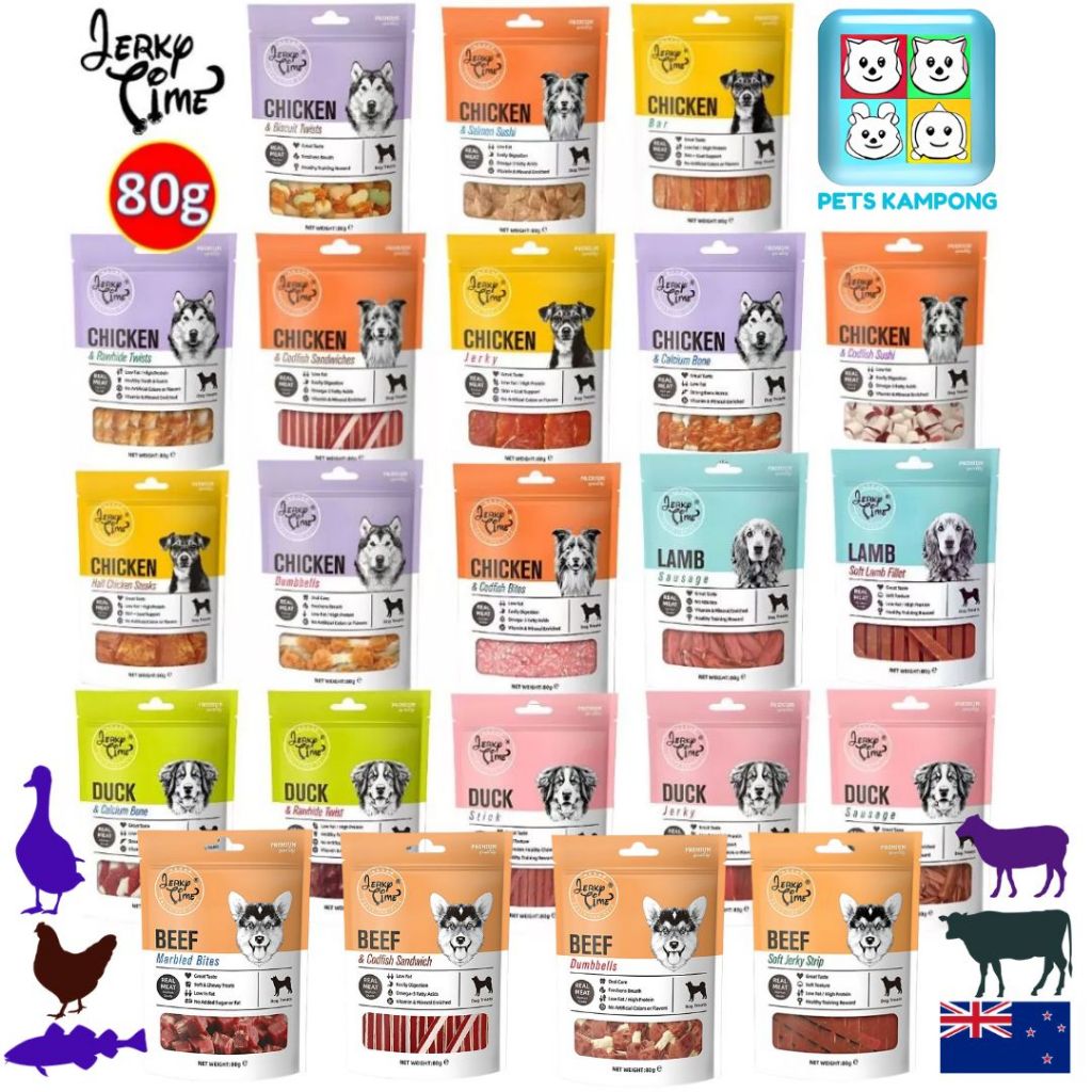 Jerky Time Dog Treats 80g | Shopee Singapore