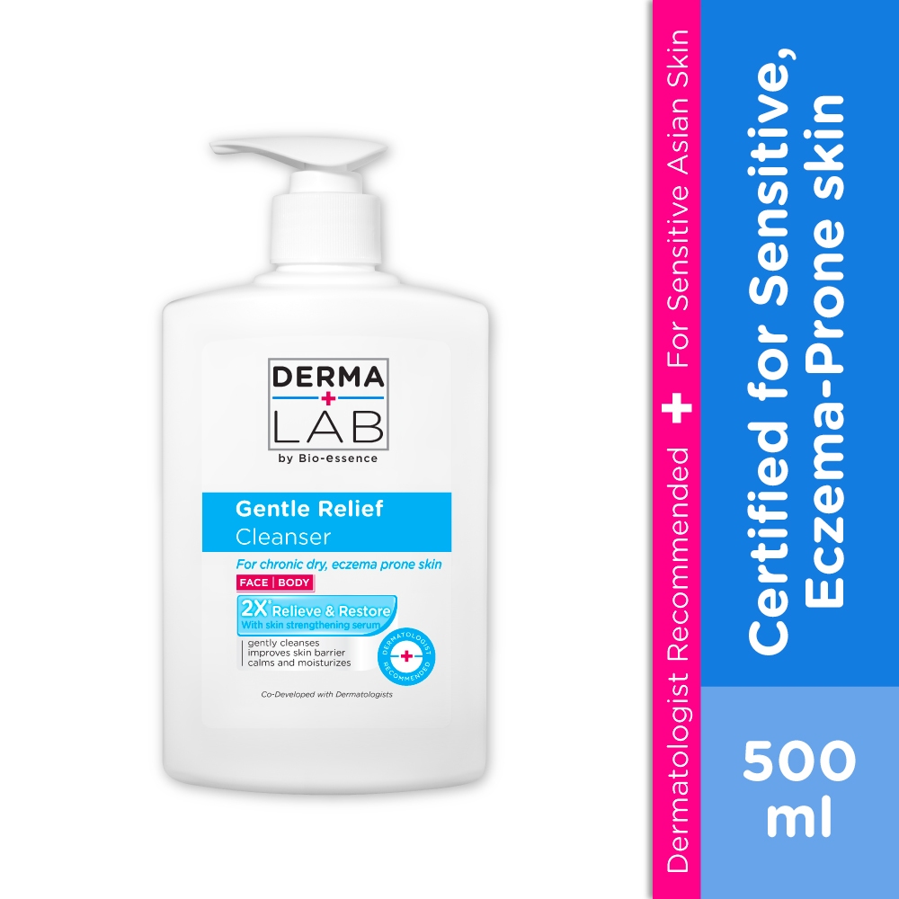 Derma Lab Gentle Relief Cleanser 500ml | Shopee Singapore