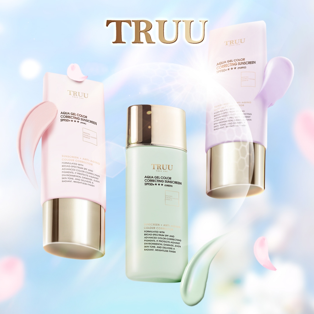 TRUU Aqua Gel Color Correcting Sunscreen SPF50+★★★ 50ML Color ...
