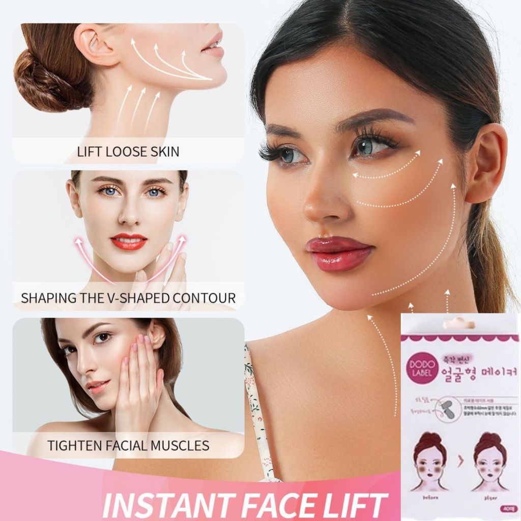 Instant Face Lift Tape – Loose Skin Tightener for V-Shaped Contour ...