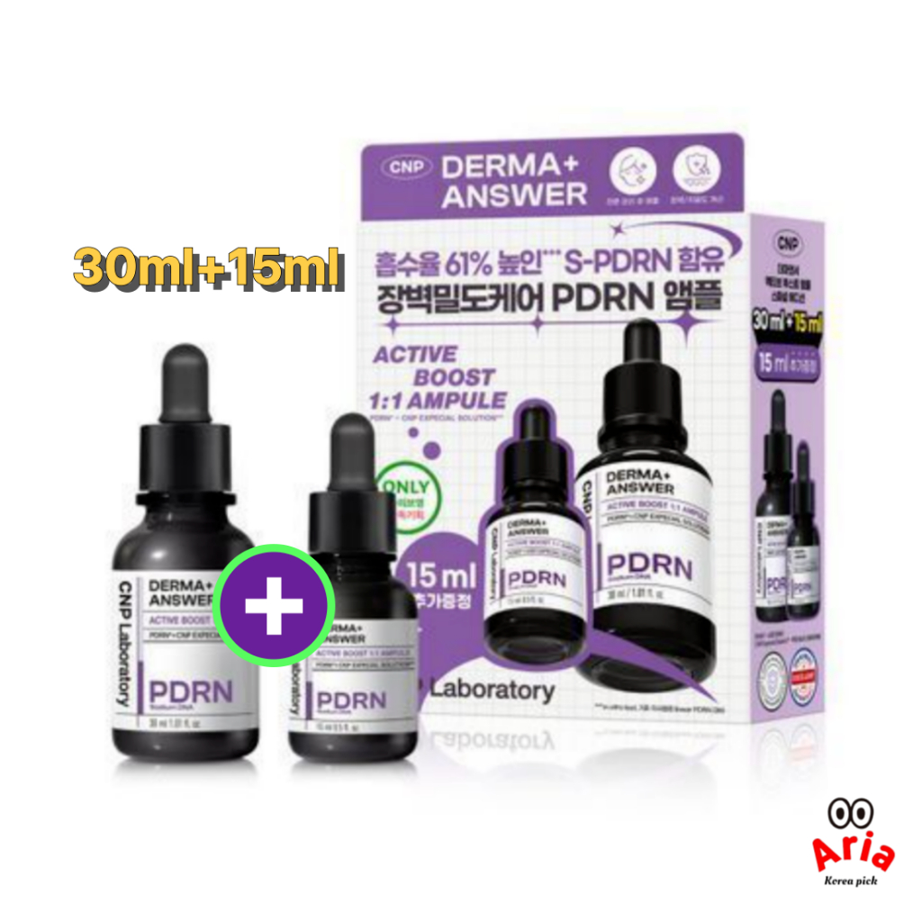 Korea CNP1+1 Derma Answer Active Boost PDRN Ample 30 ml+15ml | Shopee ...