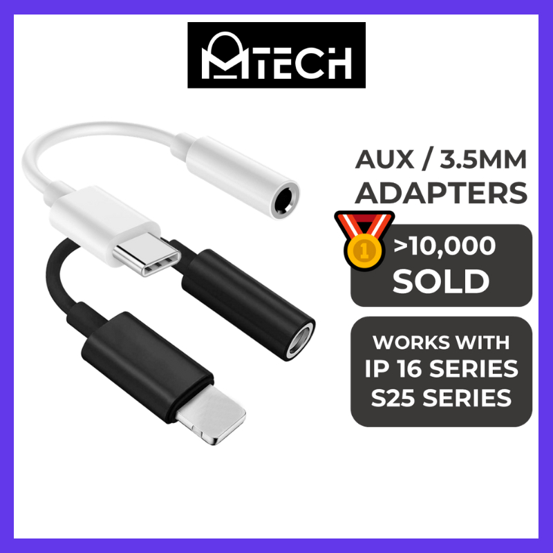 MTech Type C Adapter Aux to OTG Micro 3.5mm Headphone Audio Earphone ...