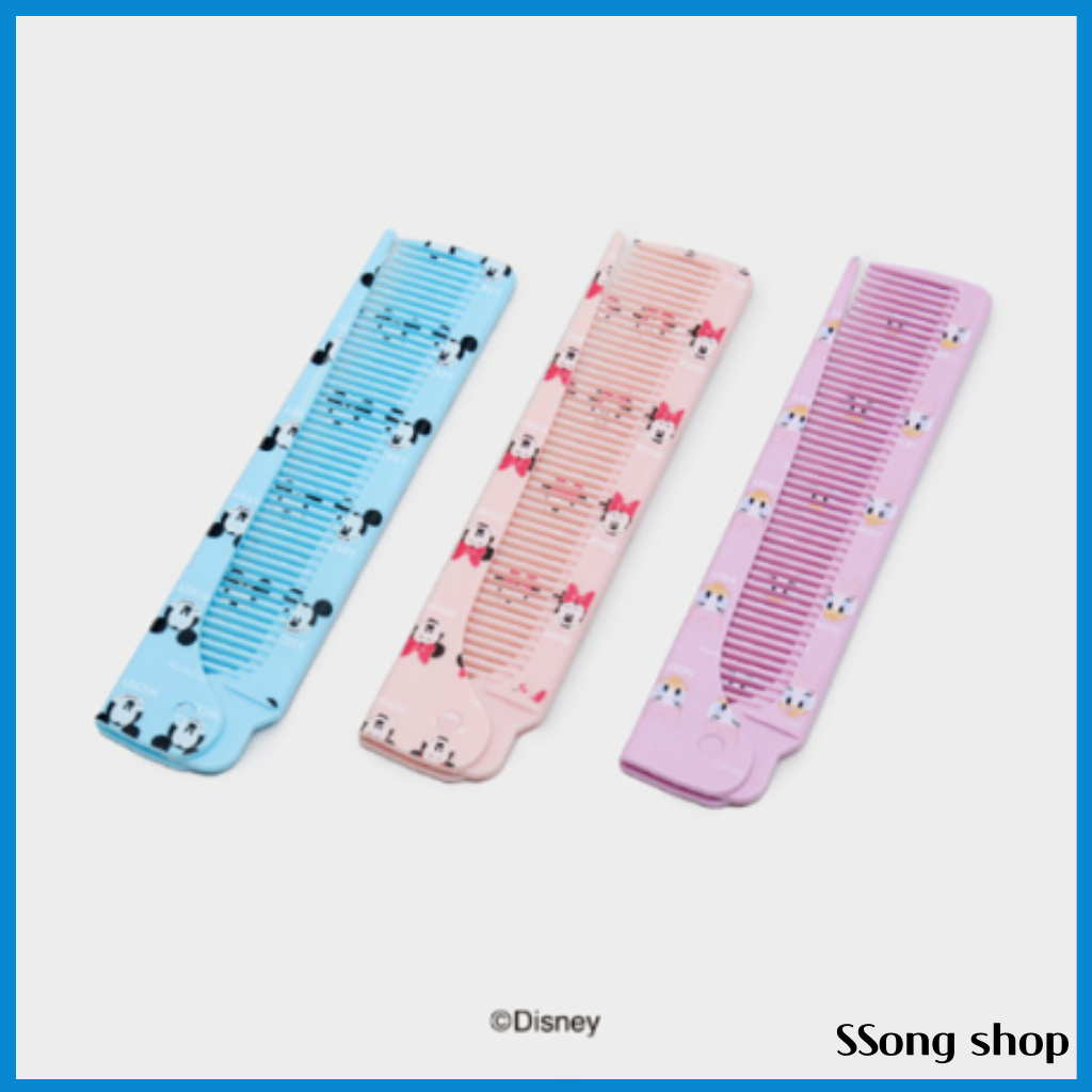 DAISO Korea Disney Mickey Friends Folding Tail Comb | Shopee Singapore