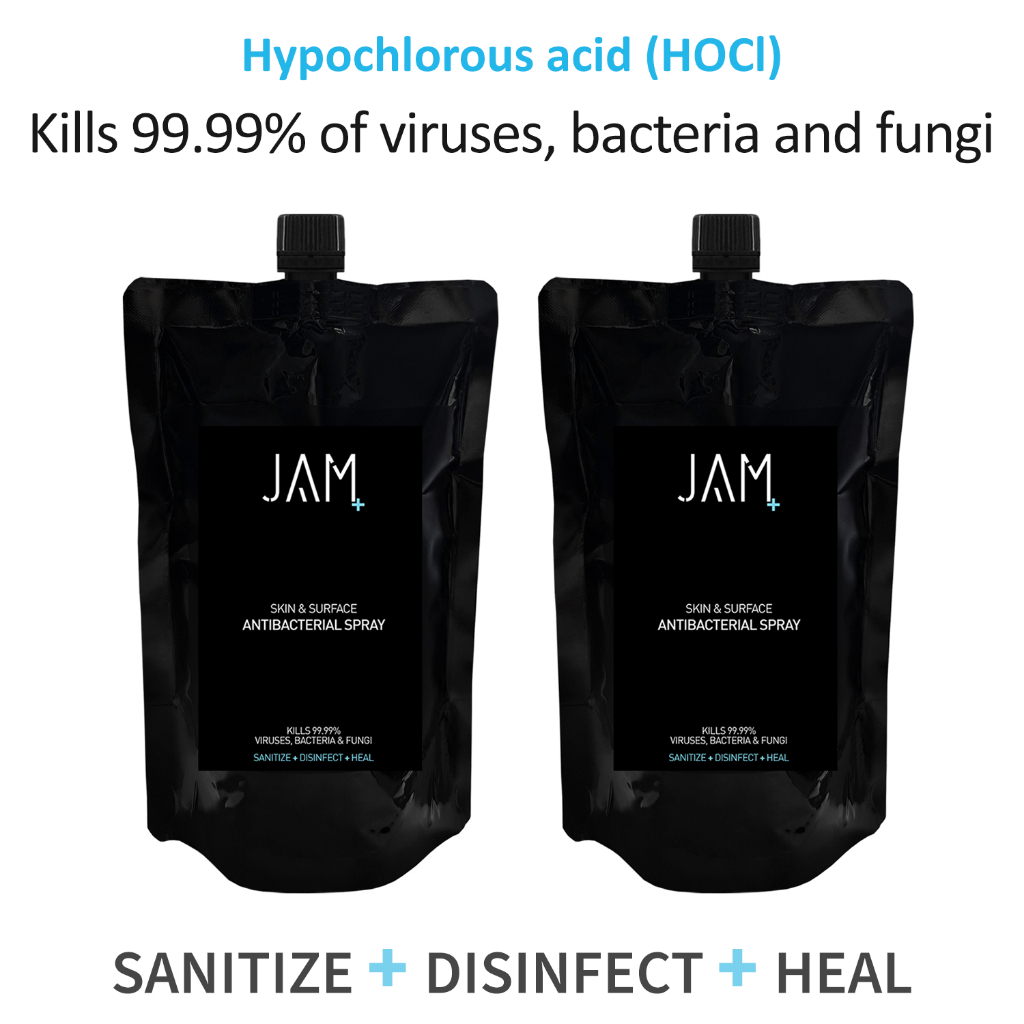 JAM Skin & Surface Antibacterial Refill Pack 500ml Sanitize Disinfect ...