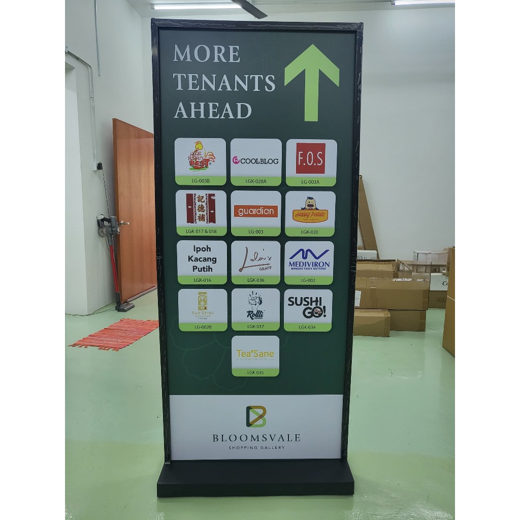 Vertical Poster Display Stand | Double Sided Board Standee | Standing ...