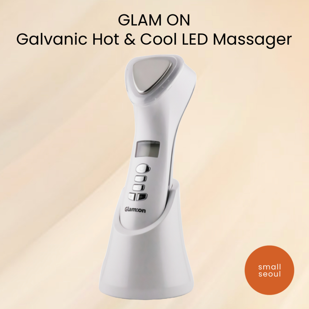 [GLAM ON] Galvanic Hot & Cool LED Face Massager - Medicube Age R ...