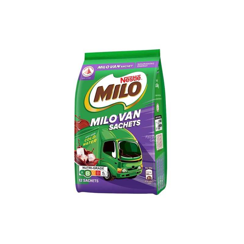 [New] Milo Instant Chocolate Malt with Milk - Milo Van / Milo Gao Siew ...