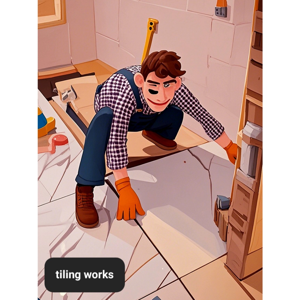 Tiles Overlay Wall Floor Kitchen Tiling Service Bathroom Toilet Living ...