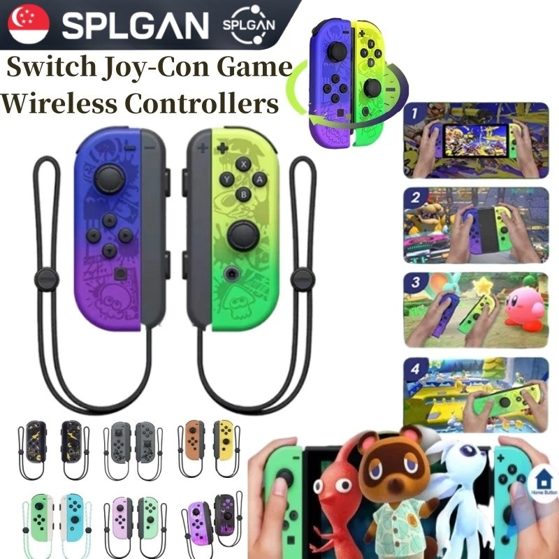 Nintendo Switch Joy-Con Game Wireless Bluetooth Controllers Motion ...