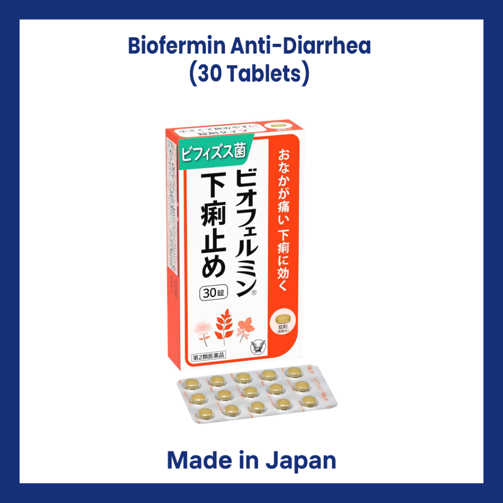 [Made in JAPAN] Biofermin Anti-Diarrhea (30 Tablets) | Shopee Singapore